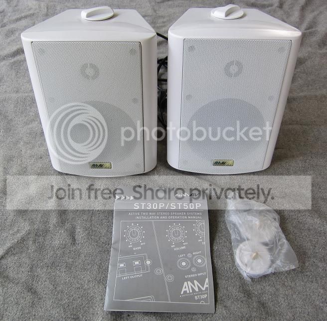 SOLD: SOLD: FS: AMAV ST30P powered speakers and P Audio 8" PA speakers ...